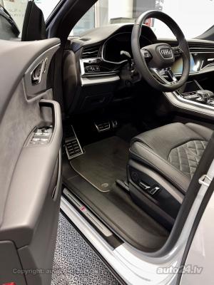 White Audi Q8 2024 in Tallinn, with an engine capacity of 3.00 L and mileage of 14 thousand km for 92500 €, photo 13 on AUTOMOTO.COM.LV
