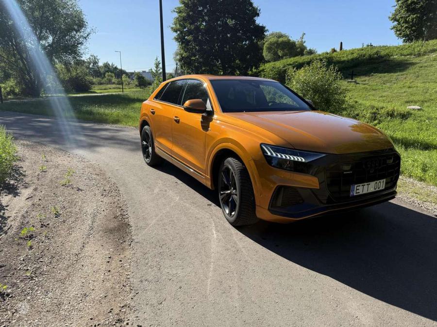 Dzeltens Audi Q8 2023 Šauļi, ar dzinēja tilpumu 3.00 L un nobraukumu 53 tūkst. km par 59000 €, foto 4 vietnē AUTOMOTO.COM.LV
