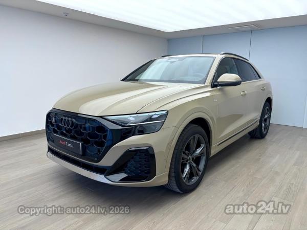 Yellow Audi Q8 2026 in Tartu, with an engine capacity of 3.00 L and mileage of 3 thousand km for 106000 €, photo 1 on AUTOMOTO.COM.LV