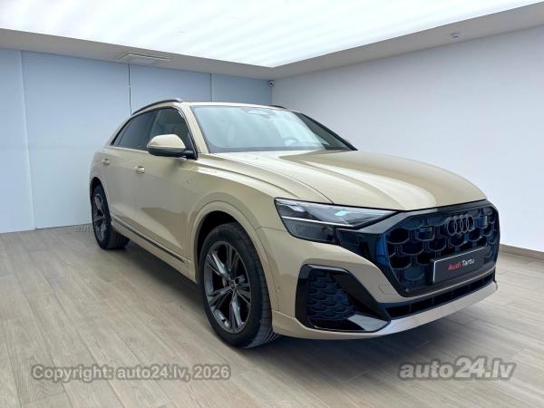 Yellow Audi Q8 2026 in Tartu, with an engine capacity of 3.00 L and mileage of 3 thousand km for 106000 €, photo 4 on AUTOMOTO.COM.LV
