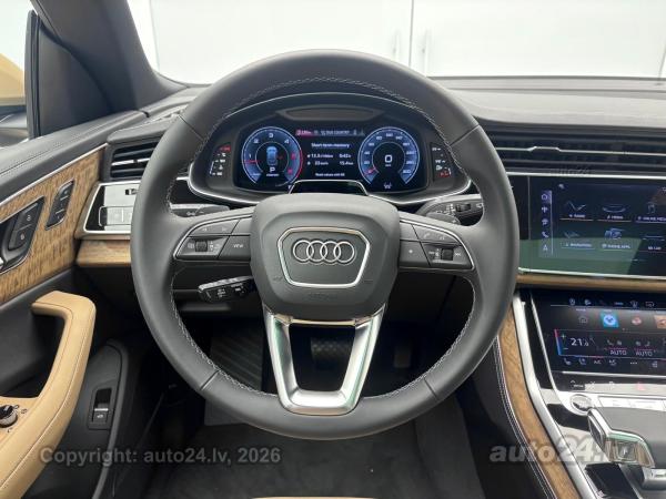 Yellow Audi Q8 2026 in Tartu, with an engine capacity of 3.00 L and mileage of 3 thousand km for 106000 €, photo 8 on AUTOMOTO.COM.LV