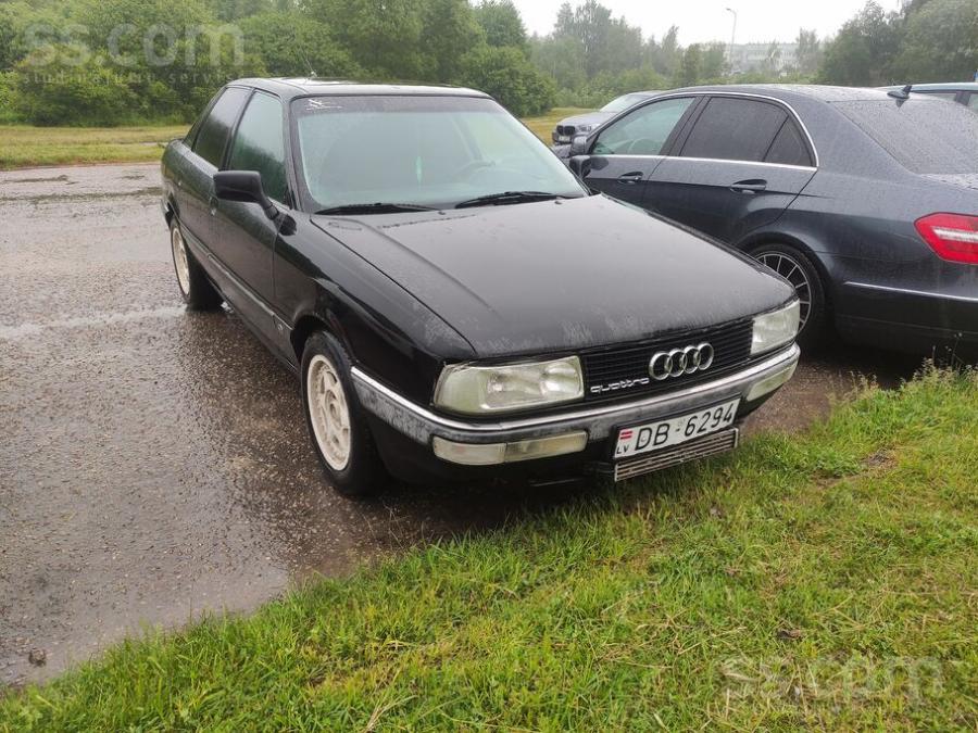 Черный Ауди Quattro 1987 в Лиепая, объемом двигателя 2.20 л и пробегом 408 тыс. км за 6500 €, фото 3 на AUTOMOTO.COM.LV