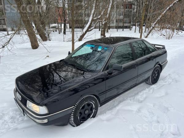 Black Audi Quattro 1989 in Riga, with an engine capacity of 2.30 L and mileage of 229 thousand km for 6490 €, photo 2 on AUTOMOTO.COM.LV