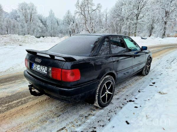 Black Audi Quattro 1991 in Valka, with an engine capacity of 2.80 L and mileage of 512 thousand km for 2450 €, photo 4 on AUTOMOTO.COM.LV