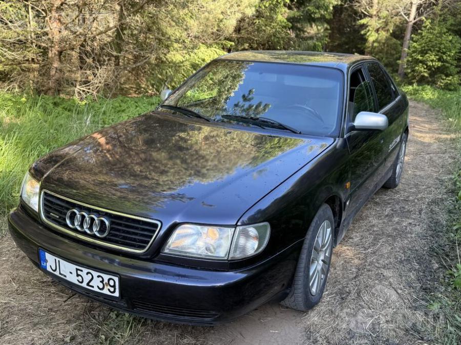 Черный Ауди Quattro 1997 в Кулдига, объемом двигателя 2.50 л и пробегом 570 тыс. км за 2450 €, фото 1 на AUTOMOTO.COM.LV