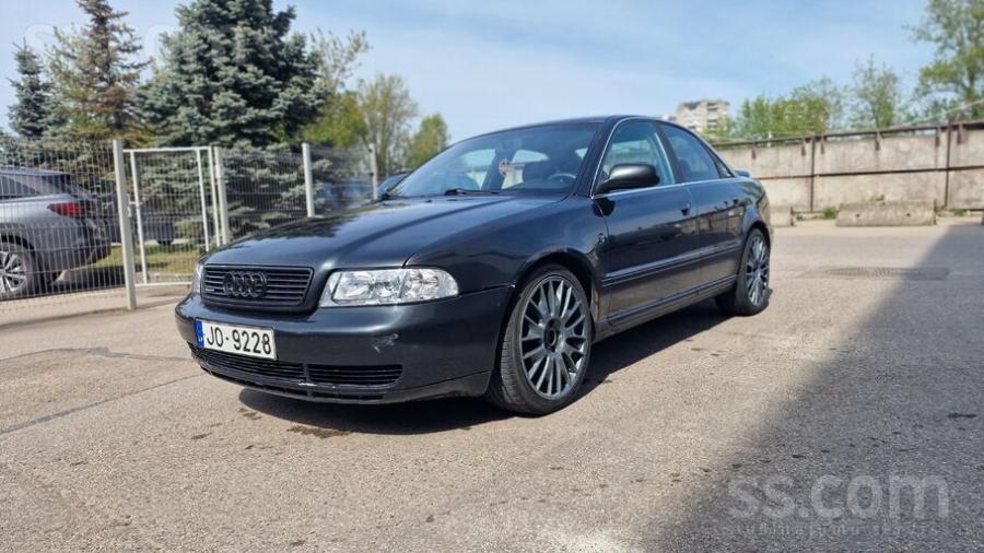 Black Audi Quattro 1999 in Riga, with an engine capacity of 2.80 L and mileage of 240 thousand km for 2450 €, photo 1 on AUTOMOTO.COM.LV