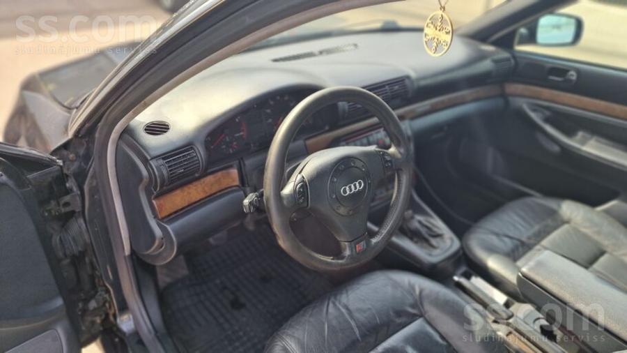 Black Audi Quattro 1999 in Riga, with an engine capacity of 2.80 L and mileage of 240 thousand km for 2450 €, photo 6 on AUTOMOTO.COM.LV