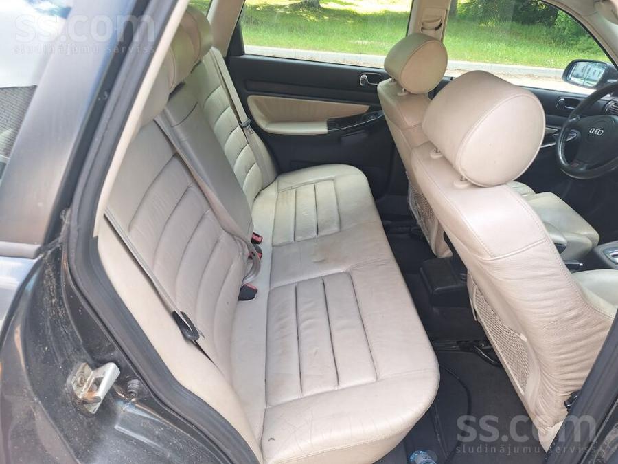 Black Audi Quattro 1998 in Valka, with an engine capacity of 2.80 L and mileage of 396 thousand km for 1800 €, photo 8 on AUTOMOTO.COM.LV