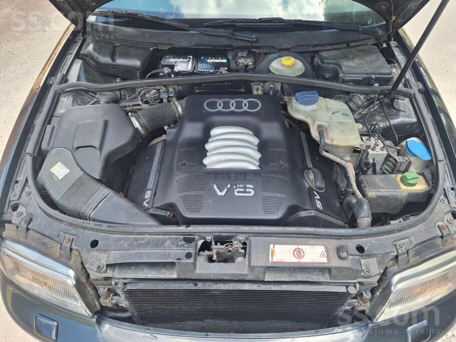 Black Audi Quattro 1998 in Valka, with an engine capacity of 2.80 L and mileage of 396 thousand km for 1800 €, photo 13 on AUTOMOTO.COM.LV
