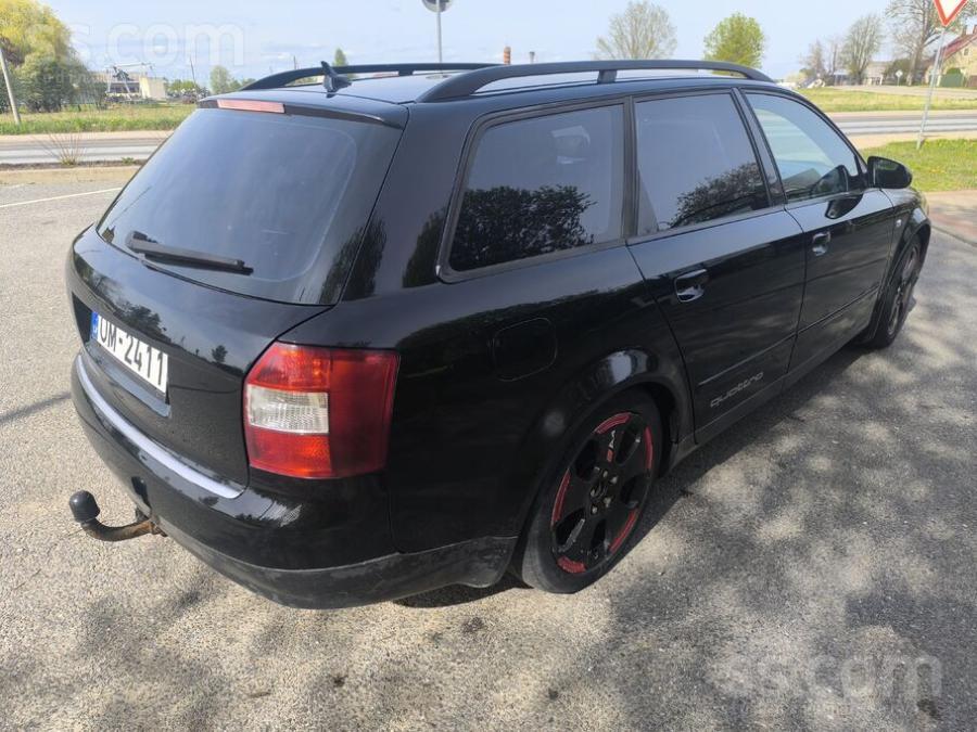 Melns Audi Quattro 2003 Valmiera, ar dzinēja tilpumu 1.80 L un nobraukumu 62 tūkst. km par 2350 €, foto 4 vietnē AUTOMOTO.COM.LV