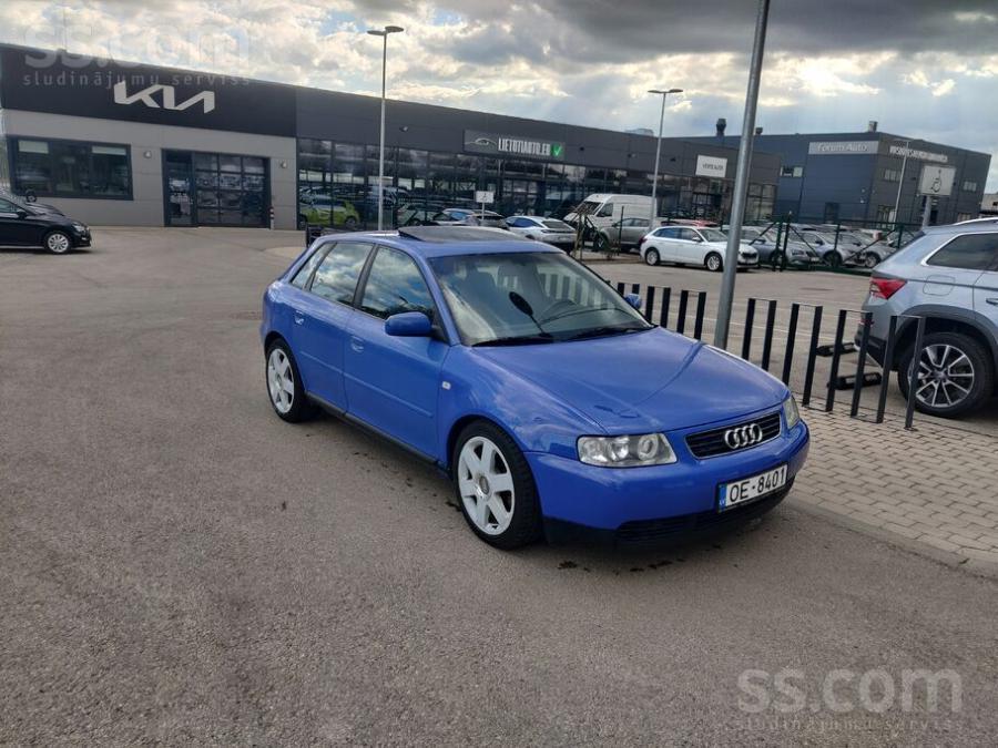 Blue Audi Quattro 2000 in Riga, with an engine capacity of 1.80 L and mileage of 203 thousand km for 2800 €, photo 1 on AUTOMOTO.COM.LV