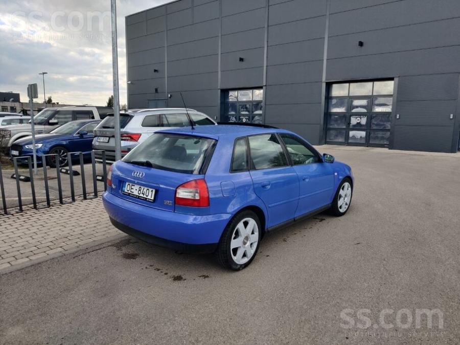 Blue Audi Quattro 2000 in Riga, with an engine capacity of 1.80 L and mileage of 203 thousand km for 2800 €, photo 5 on AUTOMOTO.COM.LV