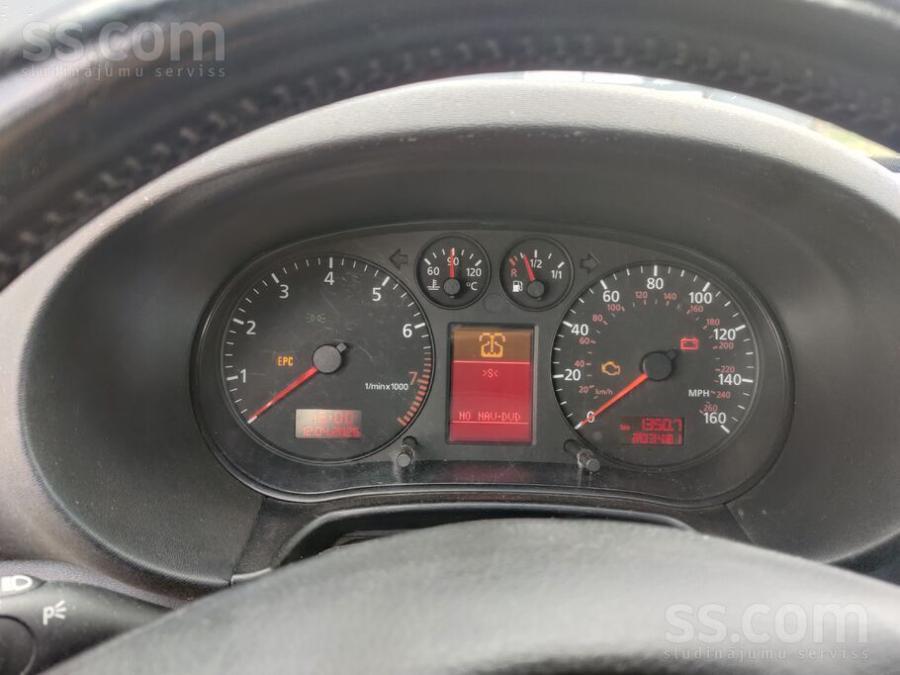 Blue Audi Quattro 2000 in Riga, with an engine capacity of 1.80 L and mileage of 203 thousand km for 2800 €, photo 11 on AUTOMOTO.COM.LV