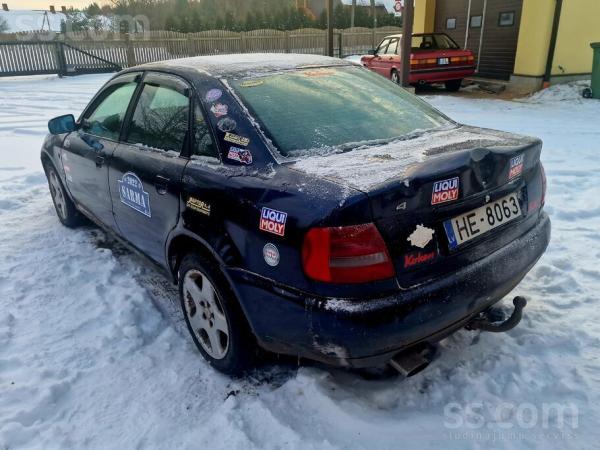 Blue Audi Quattro 1996 in Valmiera, with an engine capacity of 2.80 L and mileage of 353 thousand km for 1500 €, photo 4 on AUTOMOTO.COM.LV