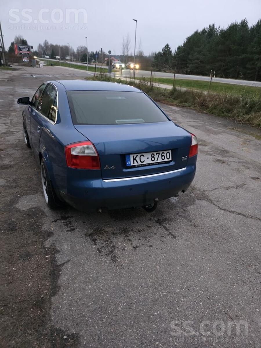Blue Audi Quattro 2001 in Riga, with an engine capacity of 3.00 L and mileage of 299 thousand km for 2200 €, photo 5 on AUTOMOTO.COM.LV