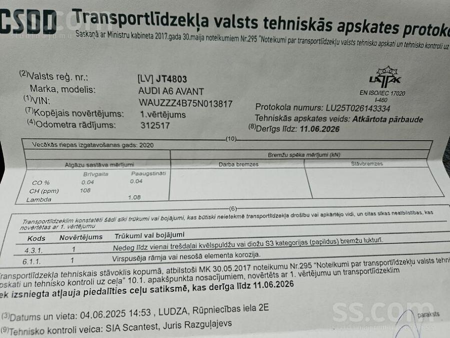 Blue Audi Quattro 2004 in Cesis, with an engine capacity of 2.40 L and mileage of 0 thousand km for 2200 €, photo 9 on AUTOMOTO.COM.LV
