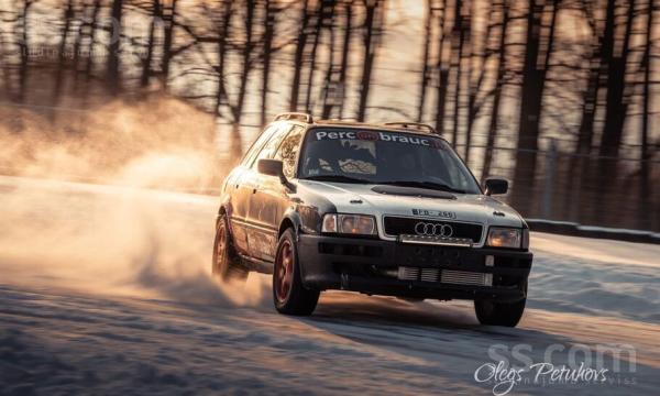 Green Audi Quattro 1994 in Riga, with an engine capacity of 2.50 L and mileage of 291 thousand km for 5490 €, photo 1 on AUTOMOTO.COM.LV