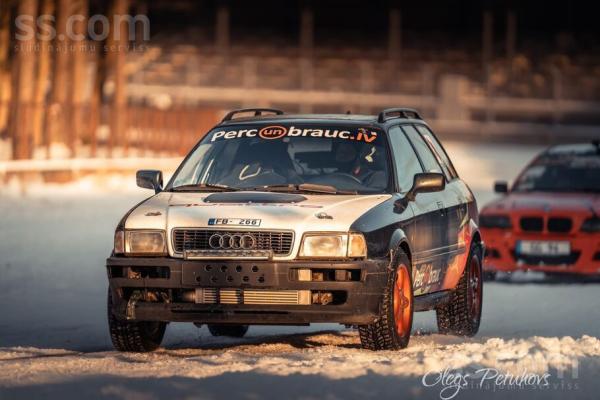 Green Audi Quattro 1994 in Riga, with an engine capacity of 2.50 L and mileage of 291 thousand km for 5490 €, photo 2 on AUTOMOTO.COM.LV