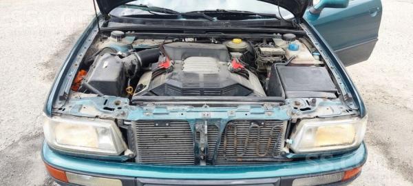 Зеленый Ауди Quattro 1994 в Елгава, объемом двигателя 2.80 л и пробегом 370 тыс. км за 2500 €, фото 2 на AUTOMOTO.COM.LV