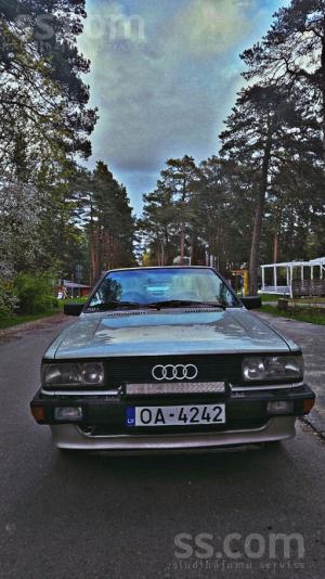 Серый Ауди Quattro 1983 в Цесис, объемом двигателя 2.20 л и пробегом 170 тыс. км за 12000 €, фото  на AUTOMOTO.COM.LV