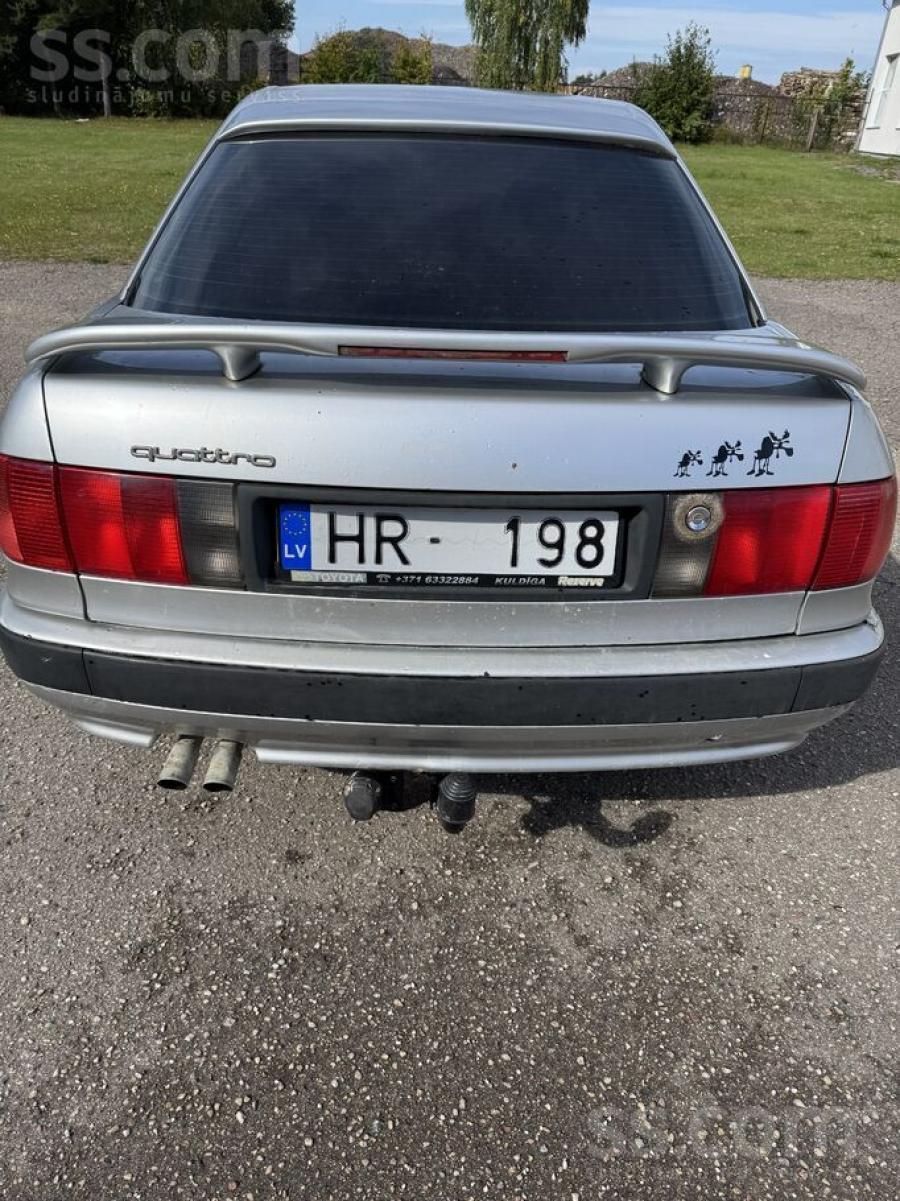 Pelēks Audi Quattro 1993 Kuldīga, ar dzinēja tilpumu 2.00 L un nobraukumu 0 tūkst. km par 1850 €, foto 4 vietnē AUTOMOTO.COM.LV