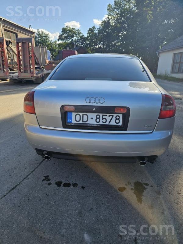 Grey Audi Quattro 2001 in Madona, with an engine capacity of 3.00 L and mileage of 261 thousand km for 2850 €, photo 5 on AUTOMOTO.COM.LV