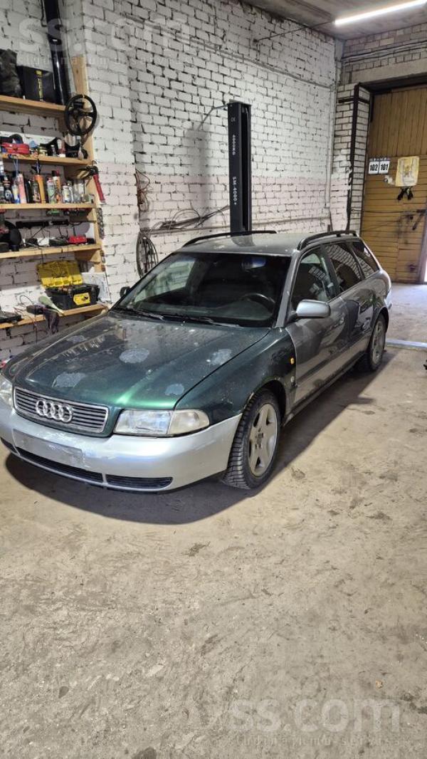 Grey Audi Quattro 1998 in Valmiera, with an engine capacity of 1.90 L and mileage of 348 thousand km for 1000 €, photo 1 on AUTOMOTO.COM.LV