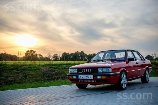 Red Audi Quattro 1985 in Valmiera, with an engine capacity of 2.20 L and mileage of 211 thousand km for 22000 €, photo 2 on AUTOMOTO.COM.LV