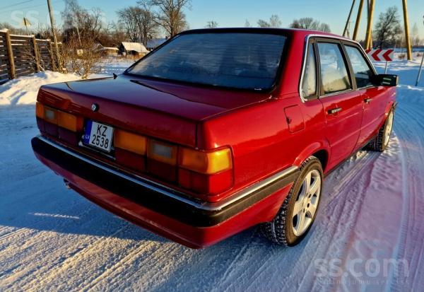 Red Audi Quattro 1985 in Valmiera, with an engine capacity of 2.20 L and mileage of 211 thousand km for 22000 €, photo 5 on AUTOMOTO.COM.LV