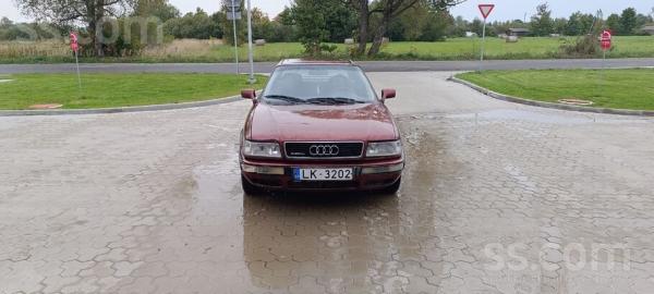 Красный Ауди Quattro 1991 в Лимбажи, объемом двигателя 2.80 л и пробегом 435 тыс. км за 3000 €, фото 3 на AUTOMOTO.COM.LV