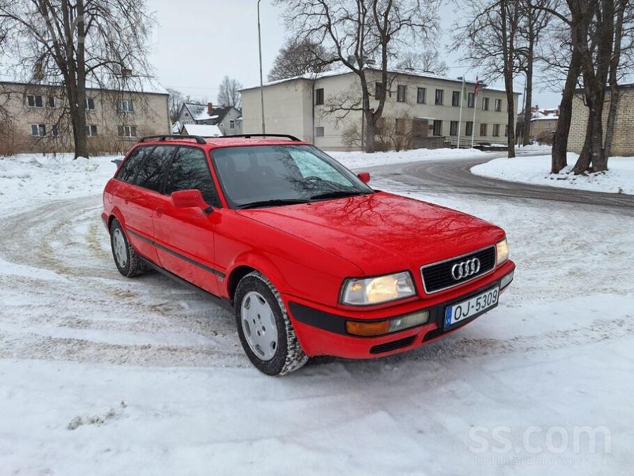Red Audi Quattro 1994 in Valka, with an engine capacity of 2.80 L and mileage of 351 thousand km for 3650 €, photo 1 on AUTOMOTO.COM.LV