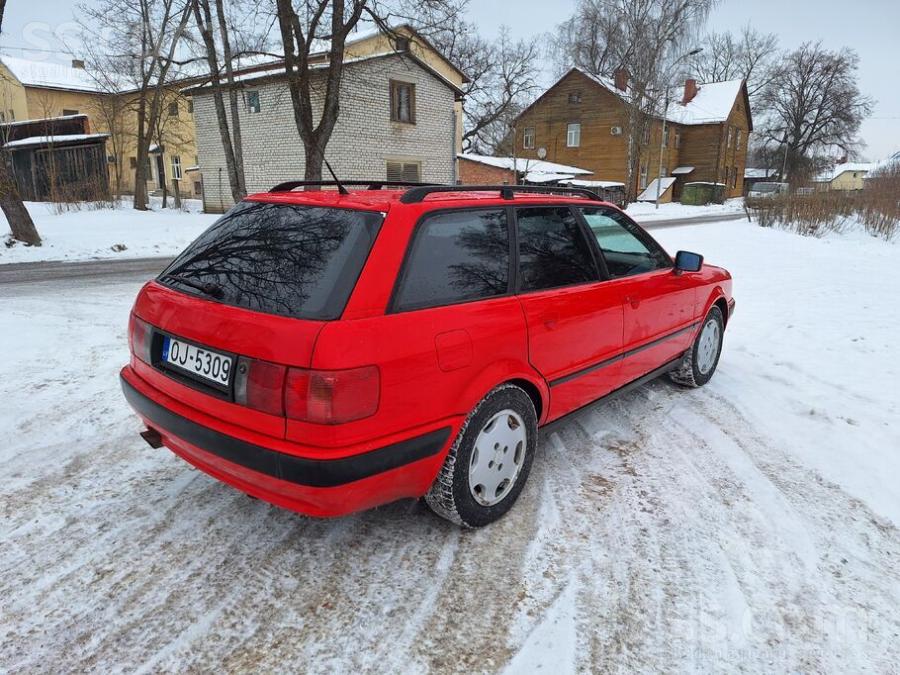 Red Audi Quattro 1994 in Valka, with an engine capacity of 2.80 L and mileage of 351 thousand km for 3650 €, photo 4 on AUTOMOTO.COM.LV