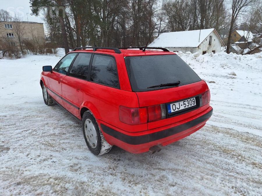 Red Audi Quattro 1994 in Valka, with an engine capacity of 2.80 L and mileage of 351 thousand km for 3650 €, photo 5 on AUTOMOTO.COM.LV