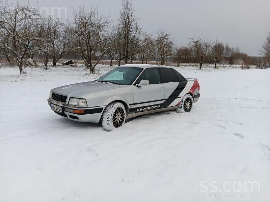 Ауди Quattro 1992 в Бауска, объемом двигателя 2.80 л и пробегом 448 тыс. км за 3600 €, фото 1 на AUTOMOTO.COM.LV