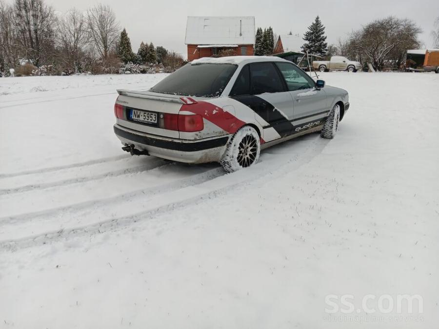 Ауди Quattro 1992 в Бауска, объемом двигателя 2.80 л и пробегом 448 тыс. км за 3600 €, фото 4 на AUTOMOTO.COM.LV