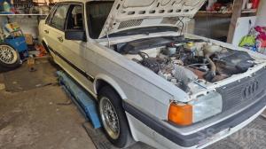 Белый Ауди Quattro 1985 в Талси, объемом двигателя 2.20 л и пробегом 144 тыс. км за 6700 €, фото  на AUTOMOTO.COM.LV