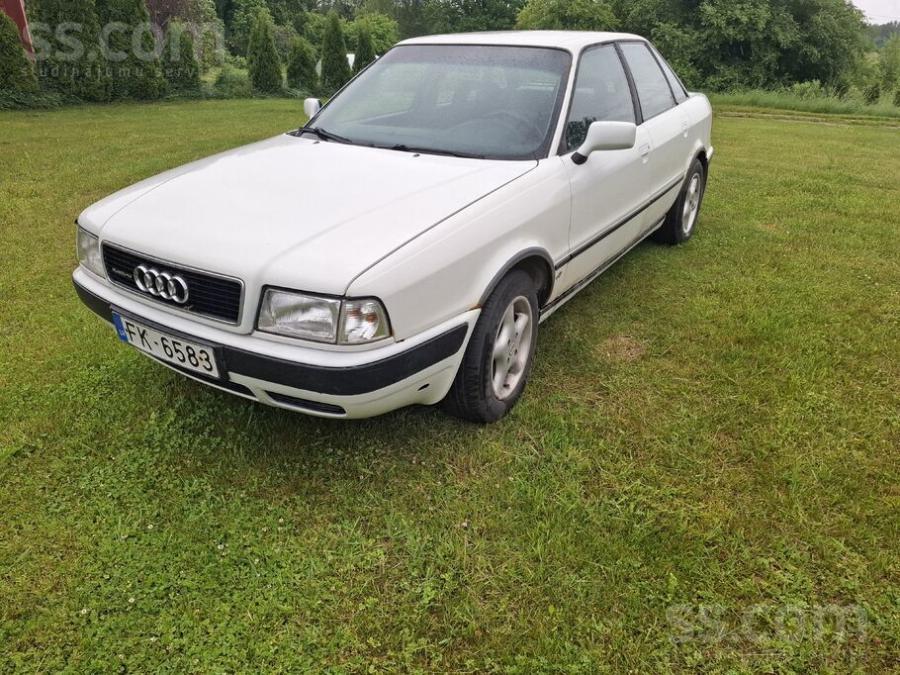 Белый Ауди Quattro 1992 в Валмиера, объемом двигателя 2.00 л и пробегом 389 тыс. км за 2750 €, фото 1 на AUTOMOTO.COM.LV