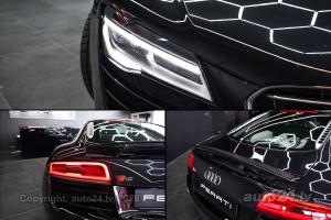 Black Audi R8 2014 in Tallinn, with an engine capacity of 5.20 L and mileage of 15 thousand km for 104900 €, photo 3 on AUTOMOTO.COM.LV
