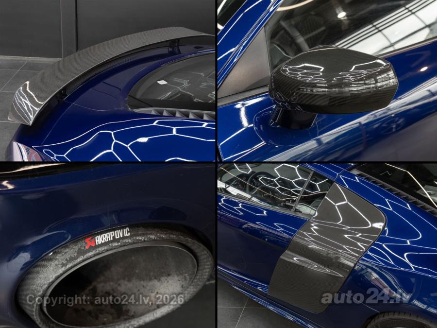 Zils Audi R8 2013 Tallina, ar dzinēja tilpumu 5.20 L un nobraukumu 68 tūkst. km par 94900 €, foto 13 vietnē AUTOMOTO.COM.LV