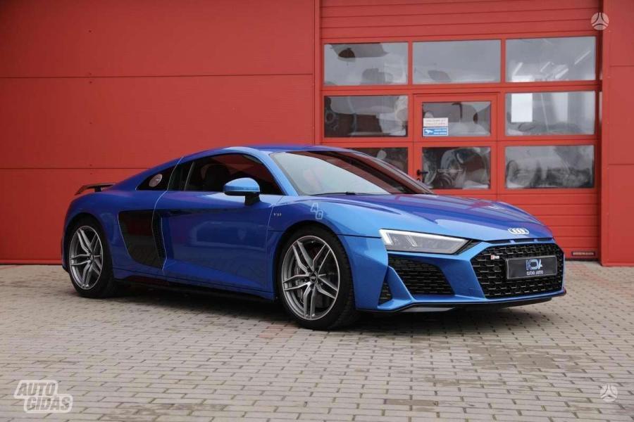 Zils Audi R8 2019 Marijampole, ar dzinēja tilpumu 5.20 L un nobraukumu 59 tūkst. km par 119950 €, foto 1 vietnē AUTOMOTO.COM.LV
