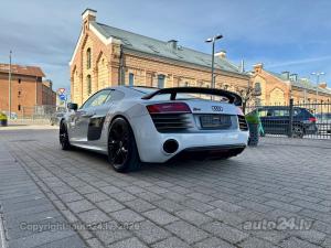 Grey Audi R8 2014 in Riga, with an engine capacity of 5.20 L and mileage of 59 thousand km for 79500 €, photo 5 on AUTOMOTO.COM.LV