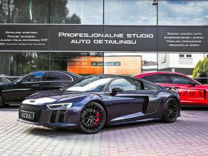 Violets Audi R8 2018 Viļņa, ar dzinēja tilpumu 5.20 L un nobraukumu 41 tūkst. km par 110000 €, foto 13 vietnē AUTOMOTO.COM.LV