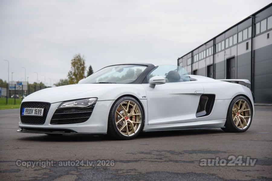 Balts Audi R8 2011 Tallina, ar dzinēja tilpumu 5.20 L un nobraukumu 124 tūkst. km par 70000 €, foto 1 vietnē AUTOMOTO.COM.LV