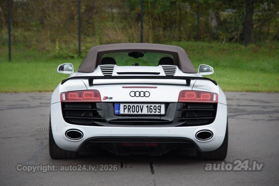 Balts Audi R8 2011 Tallina, ar dzinēja tilpumu 5.20 L un nobraukumu 124 tūkst. km par 70000 €, foto 6 vietnē AUTOMOTO.COM.LV