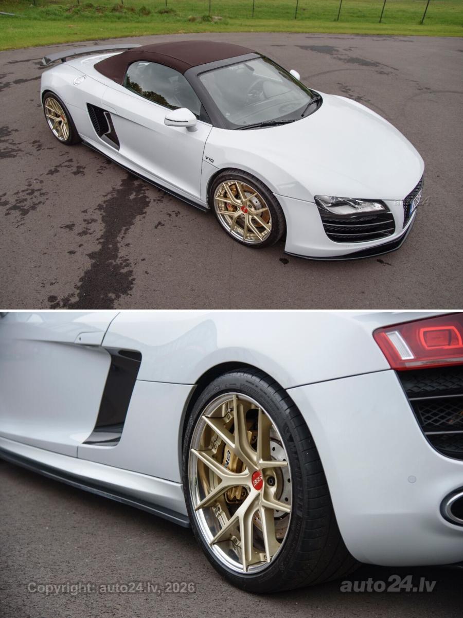 Balts Audi R8 2011 Tallina, ar dzinēja tilpumu 5.20 L un nobraukumu 124 tūkst. km par 70000 €, foto 10 vietnē AUTOMOTO.COM.LV