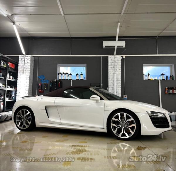 Balts Audi R8 2012 Rīga, ar dzinēja tilpumu 5.20 L un nobraukumu 84 tūkst. km par 69800 €, foto 2 vietnē AUTOMOTO.COM.LV