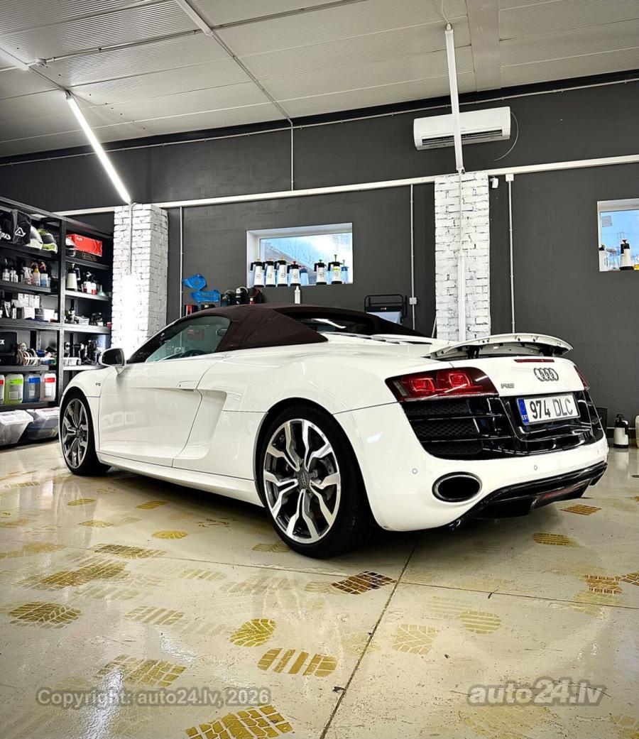 Balts Audi R8 2012 Rīga, ar dzinēja tilpumu 5.20 L un nobraukumu 84 tūkst. km par 69800 €, foto 5 vietnē AUTOMOTO.COM.LV