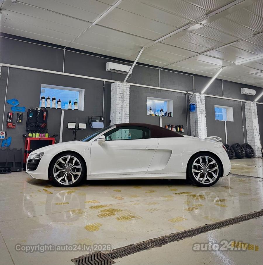 Balts Audi R8 2012 Rīga, ar dzinēja tilpumu 5.20 L un nobraukumu 84 tūkst. km par 69800 €, foto 7 vietnē AUTOMOTO.COM.LV