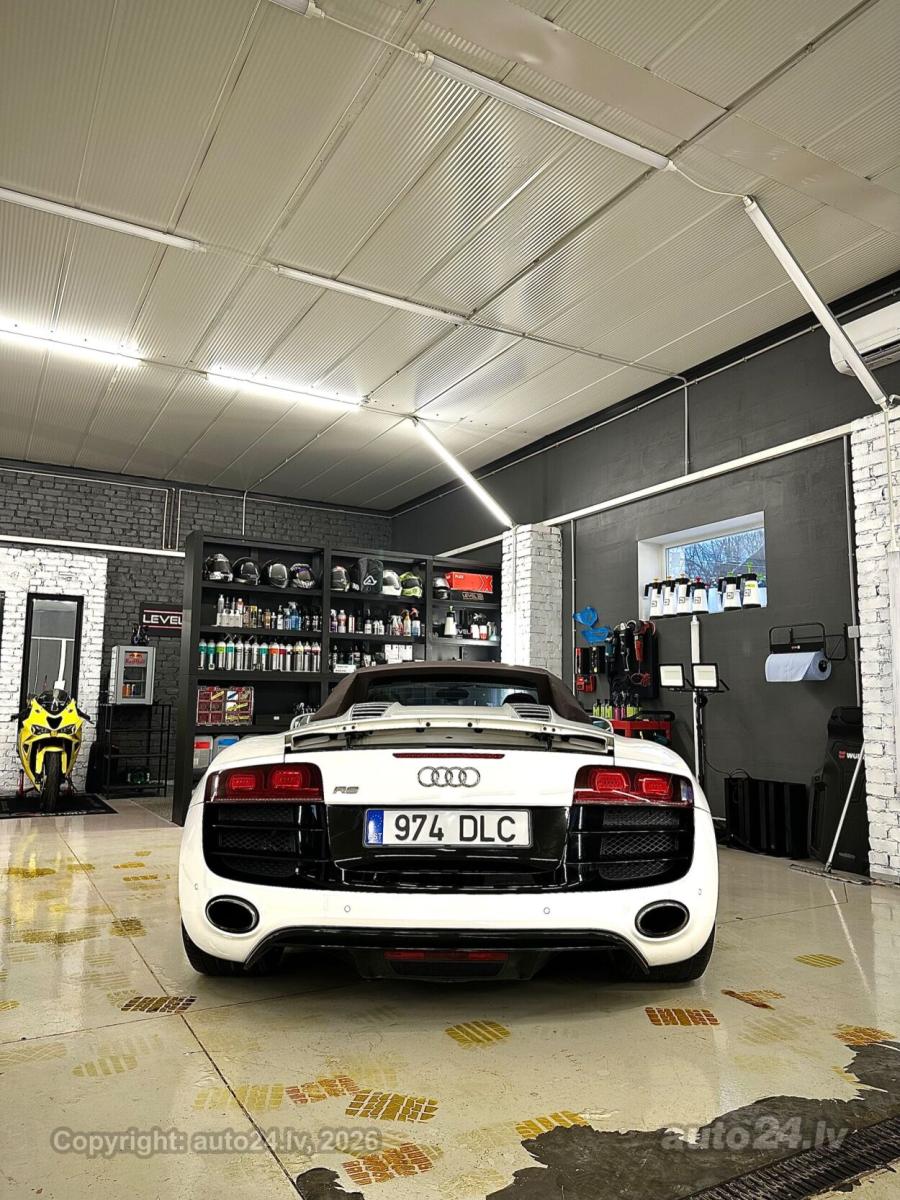 Balts Audi R8 2012 Rīga, ar dzinēja tilpumu 5.20 L un nobraukumu 84 tūkst. km par 69800 €, foto 9 vietnē AUTOMOTO.COM.LV