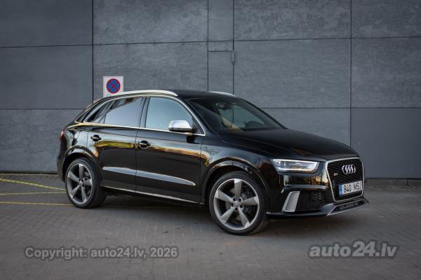 Black Audi RS Q3 2015 in Parnu, with an engine capacity of 2.50 L and mileage of 142 thousand km for 25000 €, photo 1 on AUTOMOTO.COM.LV